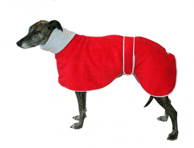 Greyhound Snood neck double layer thermal fleece Polo Coat dog Coat