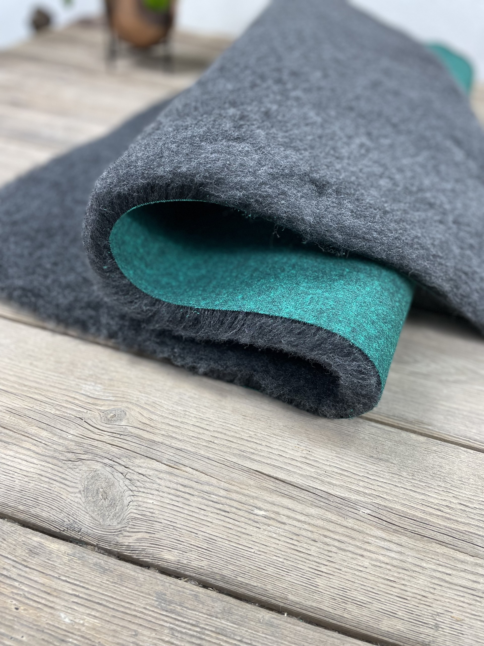 Traditional Charcoal Vet Bedding roll whelping fleece dog puppy pro bed ...