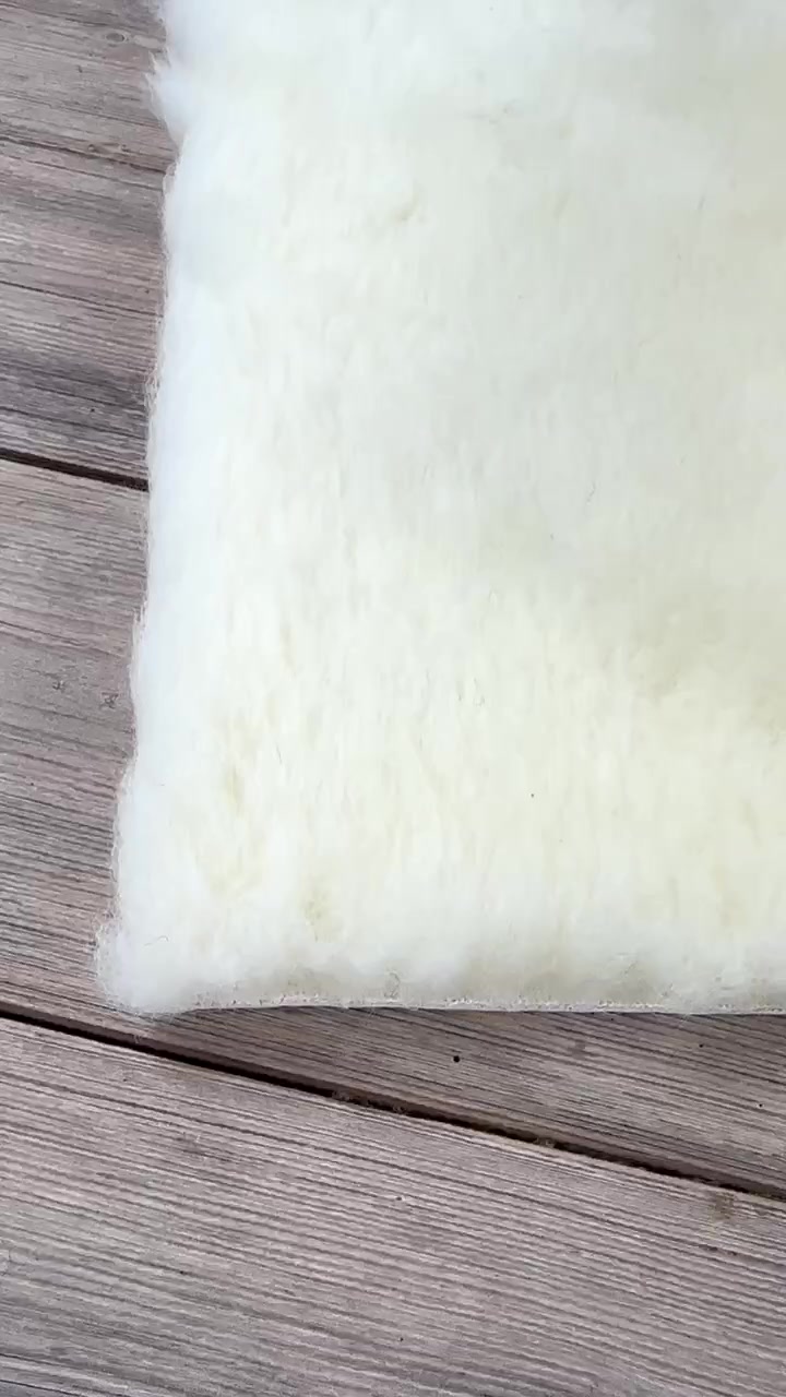 Wool Vet Bedding Luxury dog bedding 30mm thick pile crates cages travel ...